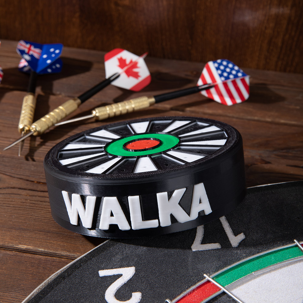 Personalized 3D Printing Mini Dartboard Design Dart Holder with Name ...