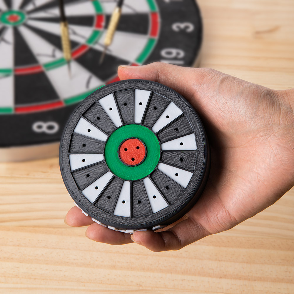 Personalized 3D Printing Mini Dartboard Design Dart Holder with Name ...