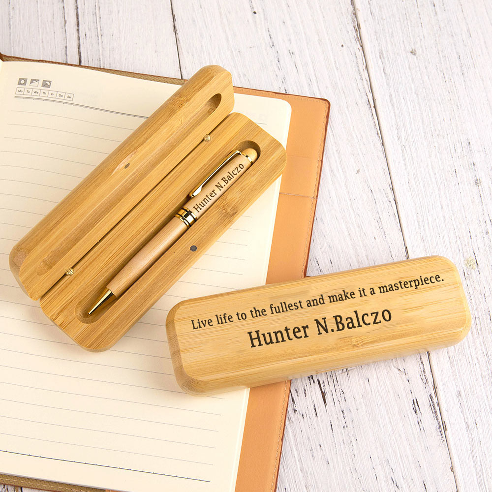 Personalised Engraved Famous Saying Pen Sets with Engraved Name ...