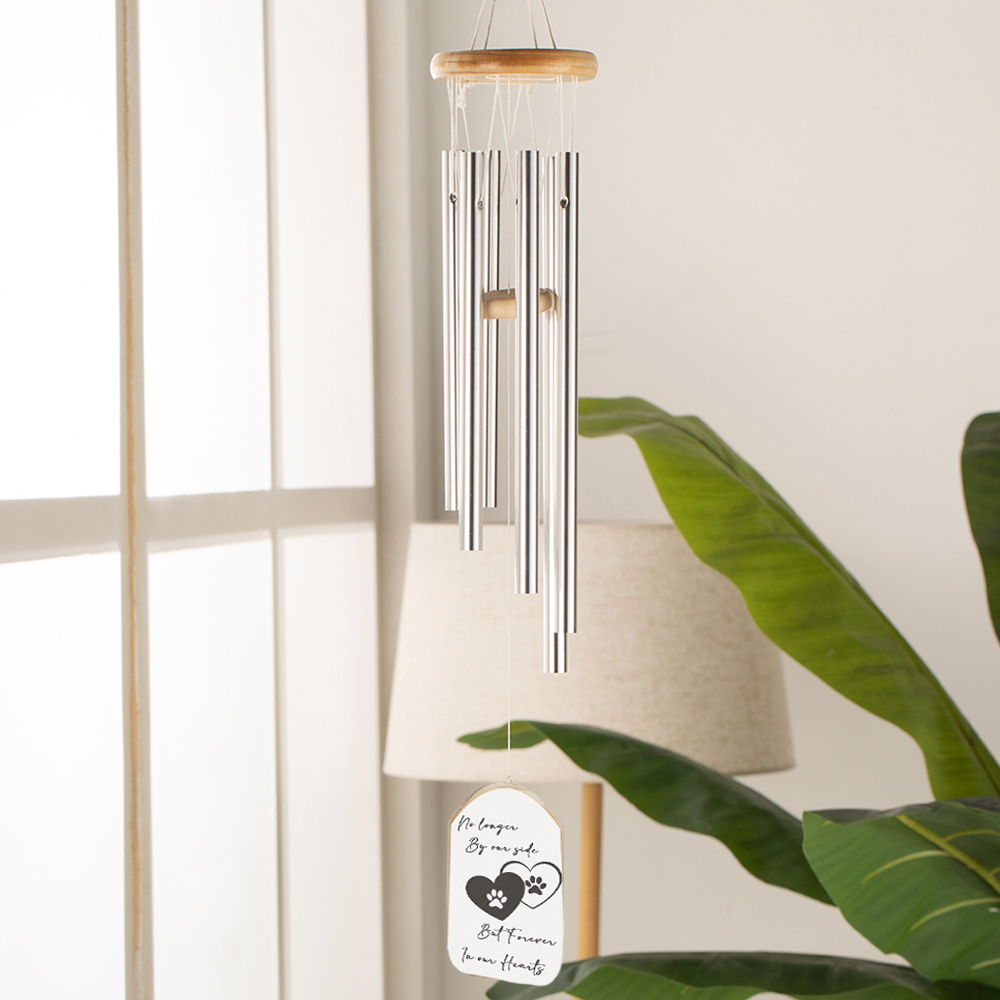 Personalized Pet Photo Wind Chime with Text Home Decor Birthday ...