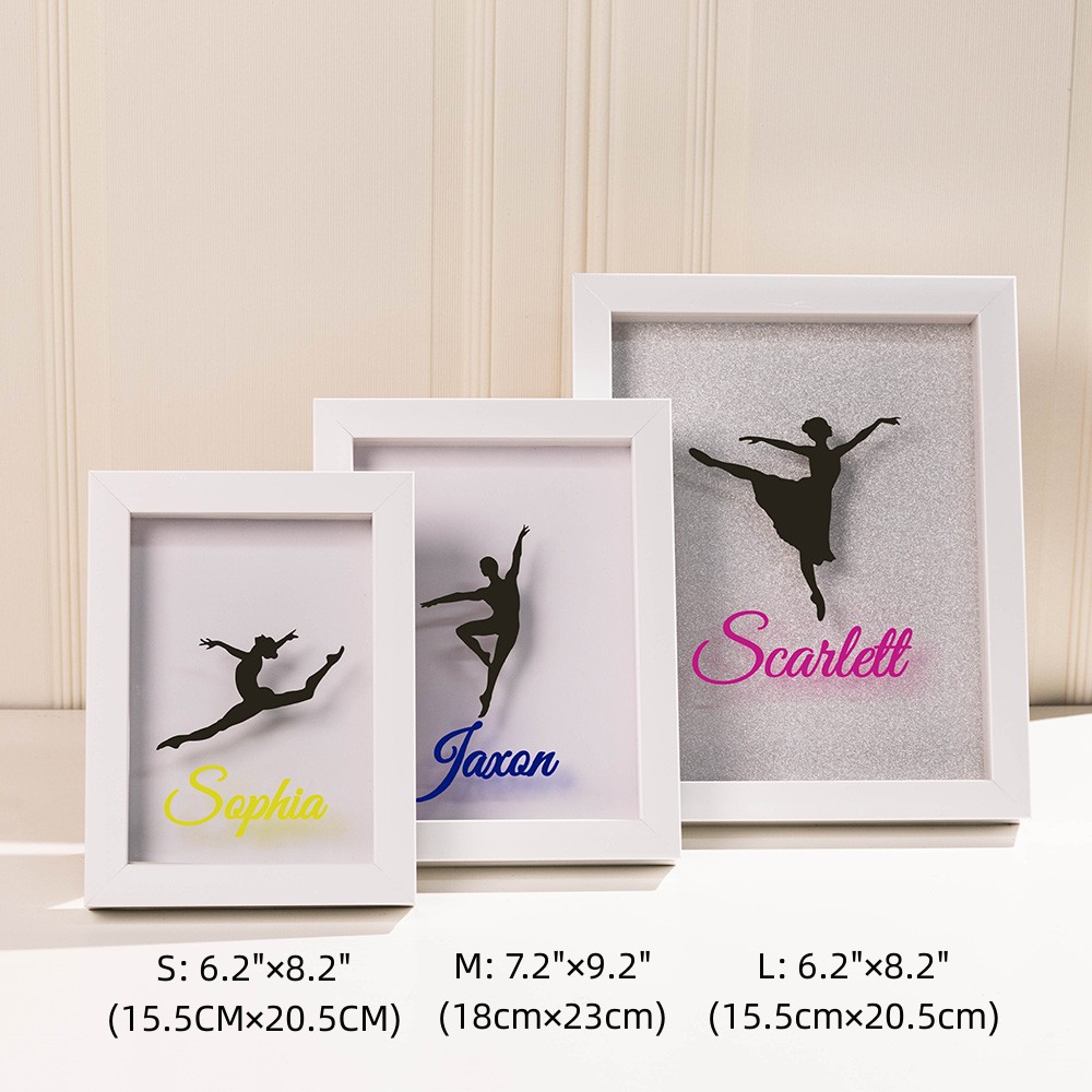 Personalized Dance Pin Shadow or Photo Box - CALLIE