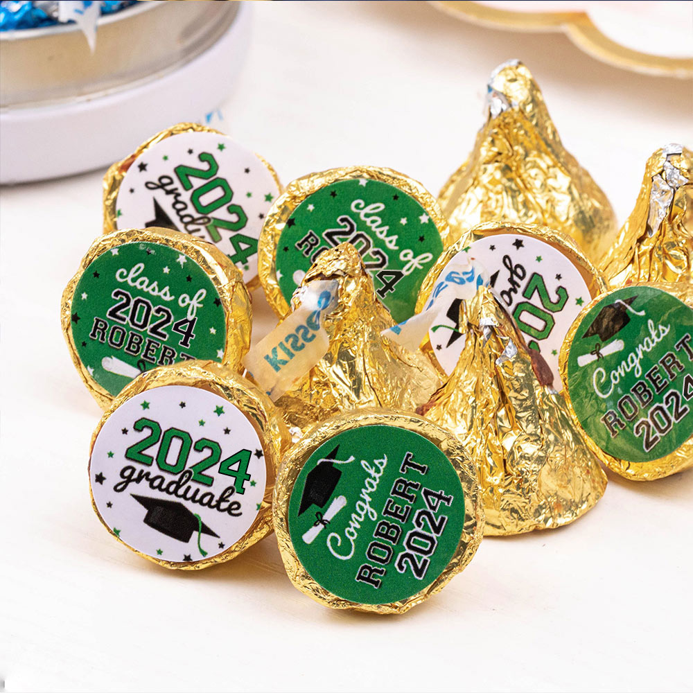 Personalized Graduation Stickers for Chocolate Candy 252 Pcs Class of ...