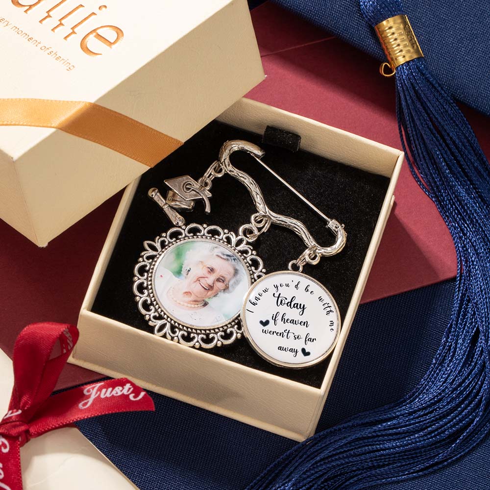 Personalized Antique Graduation Cap Memorial Tassel Brooch Pin with 1-6 ...