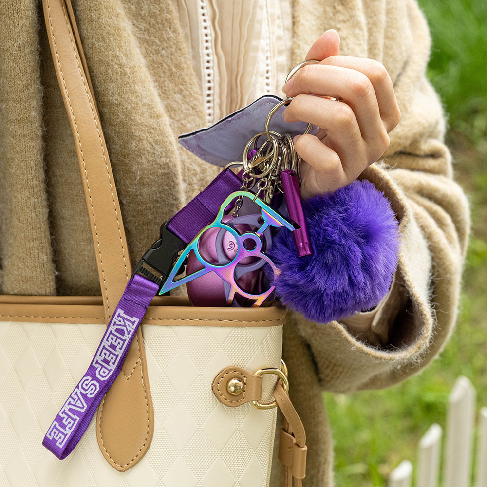Custom Safety Defense 10 in 1Keychain Set for Women - CALLIE