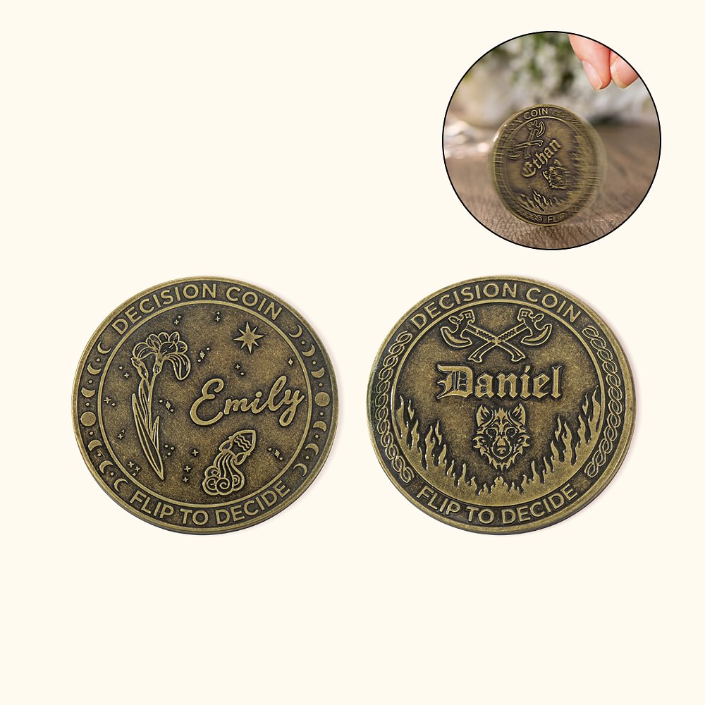 Personalized Decision Flip Coin - CALLIE