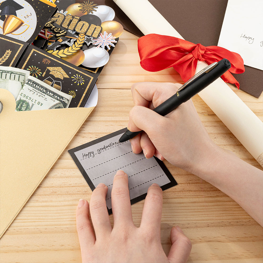 Personalized Handmade 3D Graduation Pop Up Box Card with Money Envelope ...