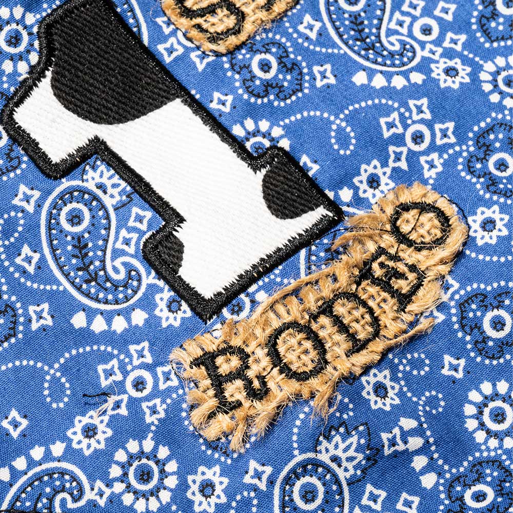 Personalized 1st Birthday Rodeo Cowboy Baby Burlap Bandana Bib with ...