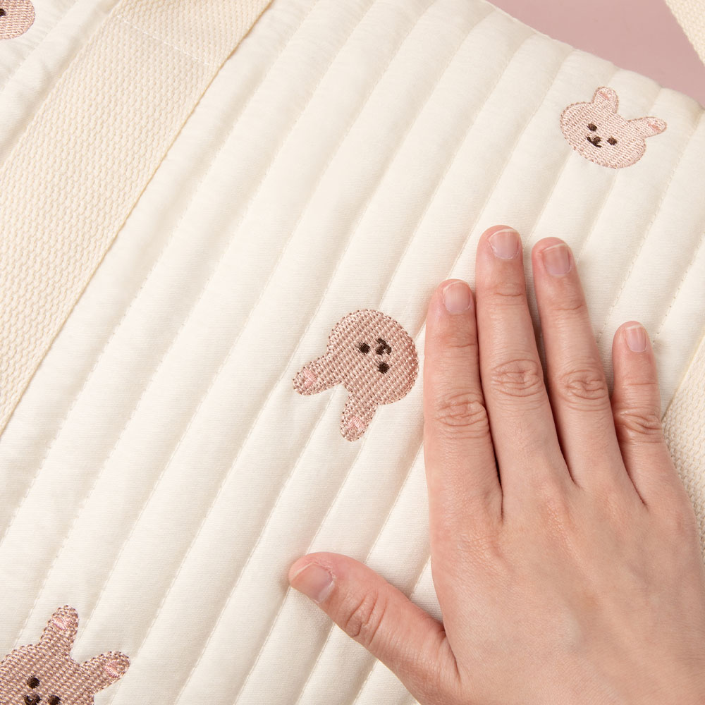 Personalized Soft Embroidery Cute Rabbit Bear Large Capacity Multiple ...