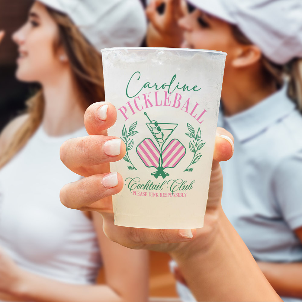 Personalized Pickleball Paddles Shatterproof Food Grade PP Plastic Cup ...