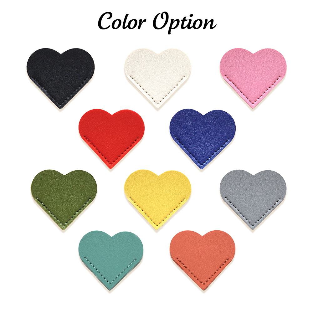 Personalized Heart-Shaped Birth Flower Book Leather Bookmark with Name ...