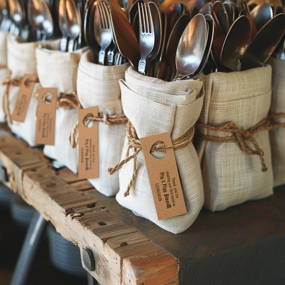 Personalized Thank You For Sharing Our First Meal Tag Set for Table ...