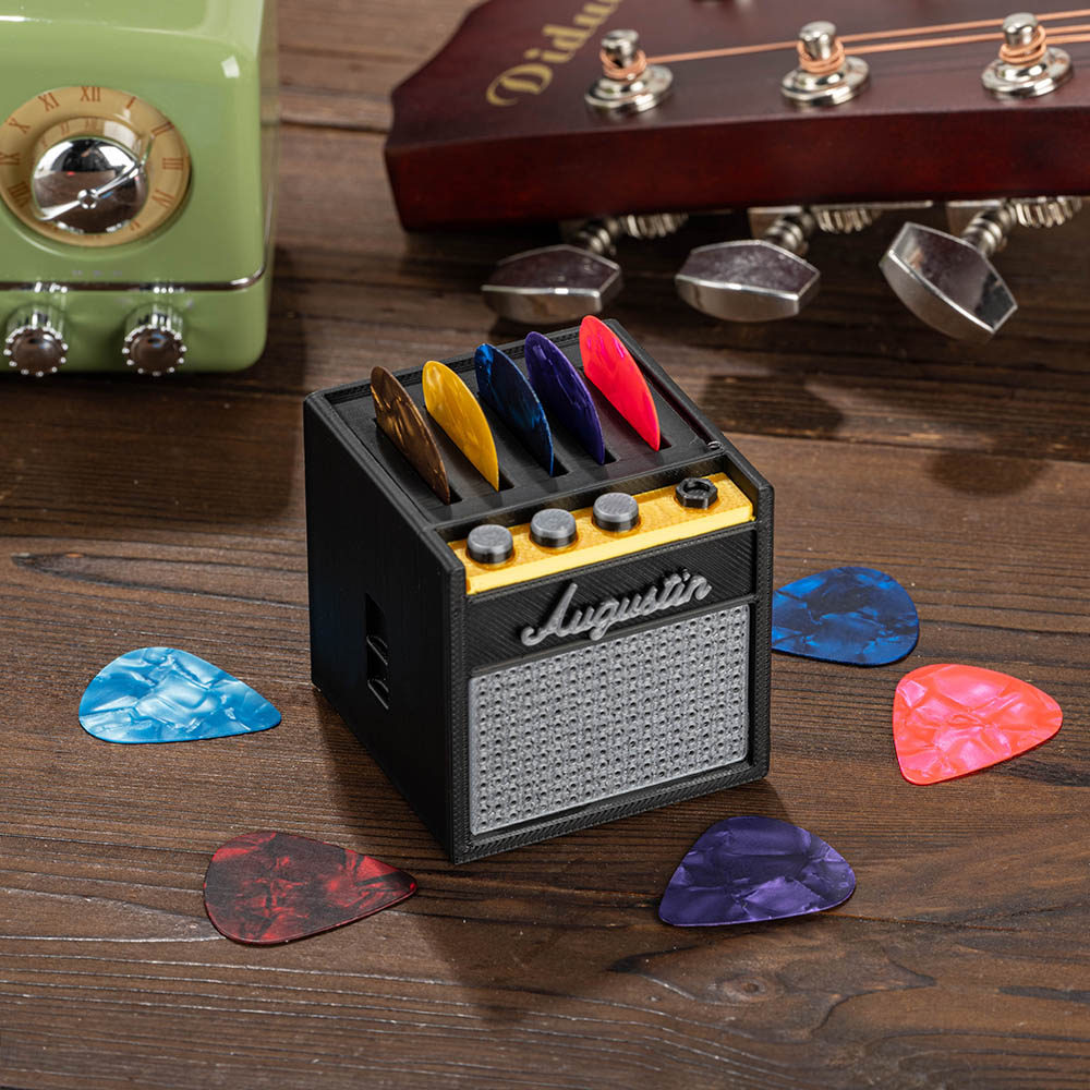 Personalized 3D Printing Retro Guitar Amp Shape Guitar Picks Holder ...