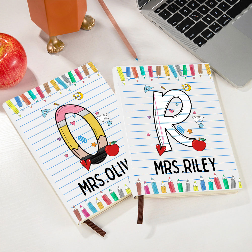 Personalized Colored Pencil Graffiti Stationery Notepad with Name ...