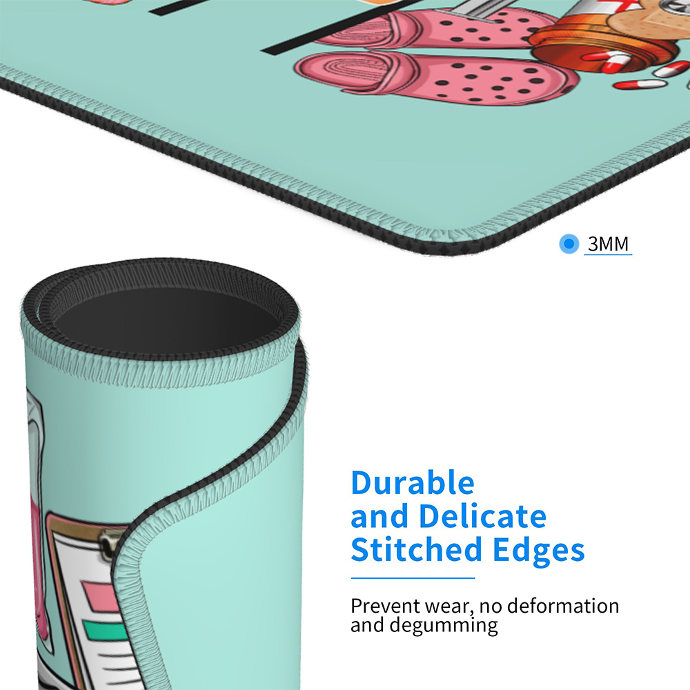 Personalized Medical Elements Non-slip Mouse Pad with Name Appreciation ...