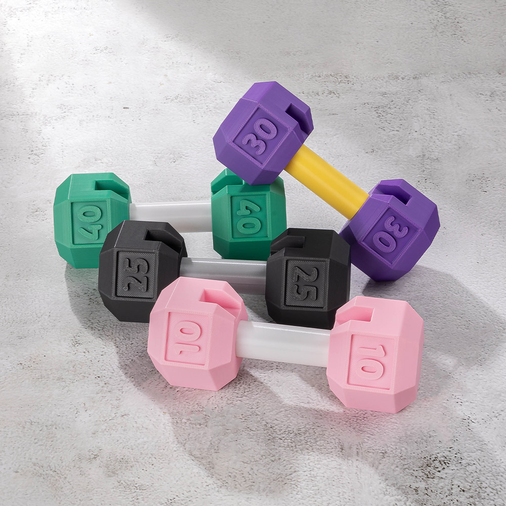 Personalized Unique 3D Printed Dumbbell Business Card Holder with ...