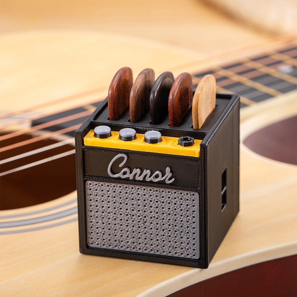 Personalized 3D Printing Retro Guitar Amp Shape Guitar Picks Holder ...