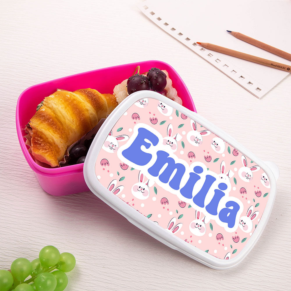 Personalized Cartoon Jungle Rabbit Dinosaur Animals Food Grade Lunch ...