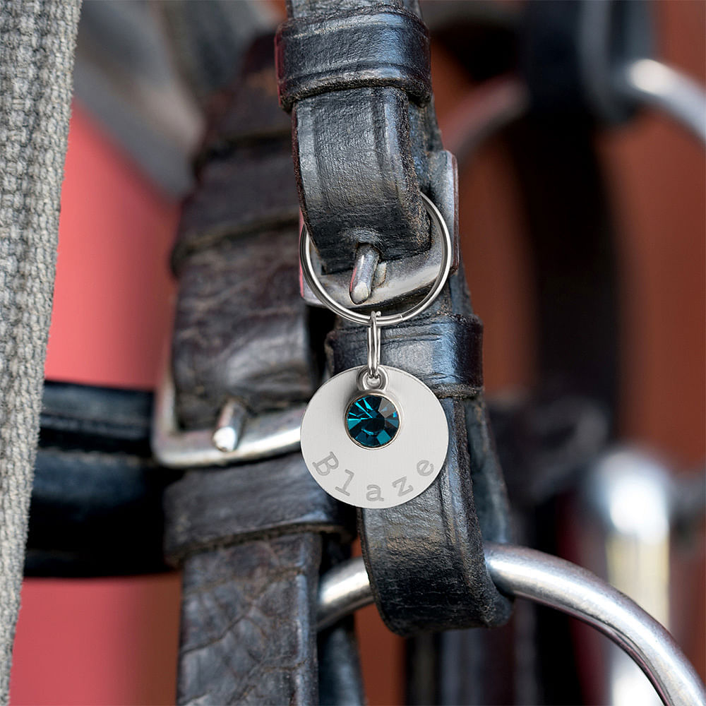 Personalized Horse Saddle and Bridle Aluminum Charm with Engraved Name ...