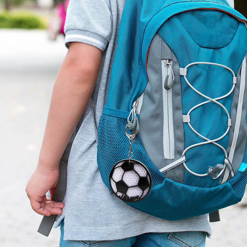 Personalized Reflective Basketball Football Volleyball Backpack Bag Tag ...