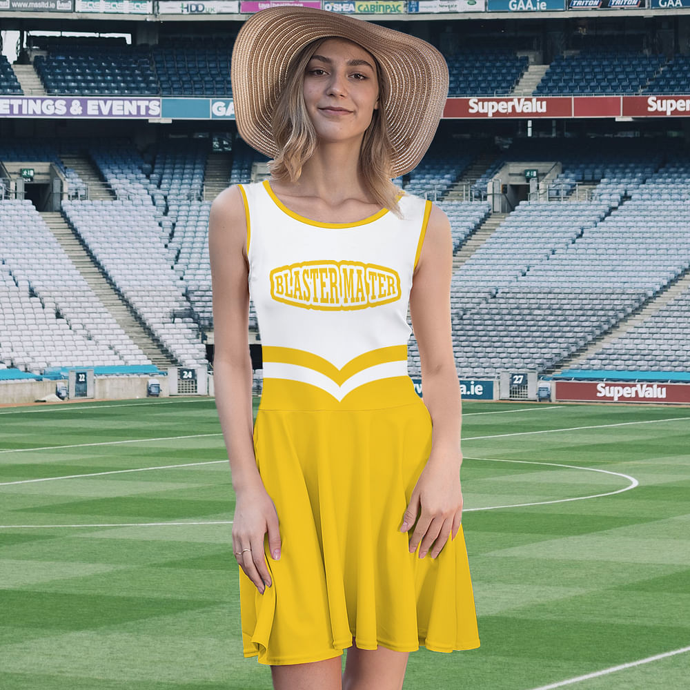 Personalized Multicolor Sleeveless Cheerleader Uniform Dress with Team ...