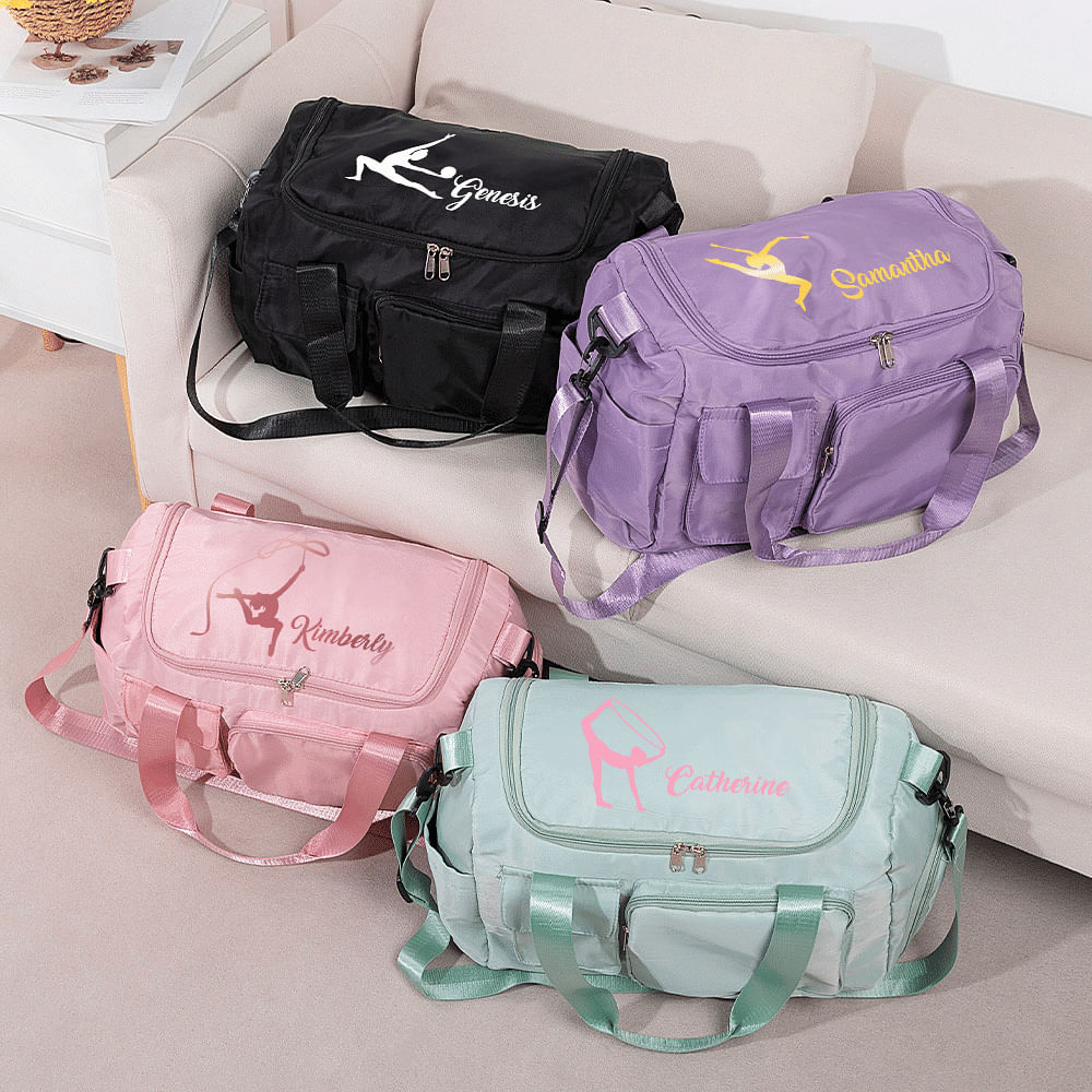 Personalized Rhythmic Gymnastics Waterproof Large Sports Gym Travel ...