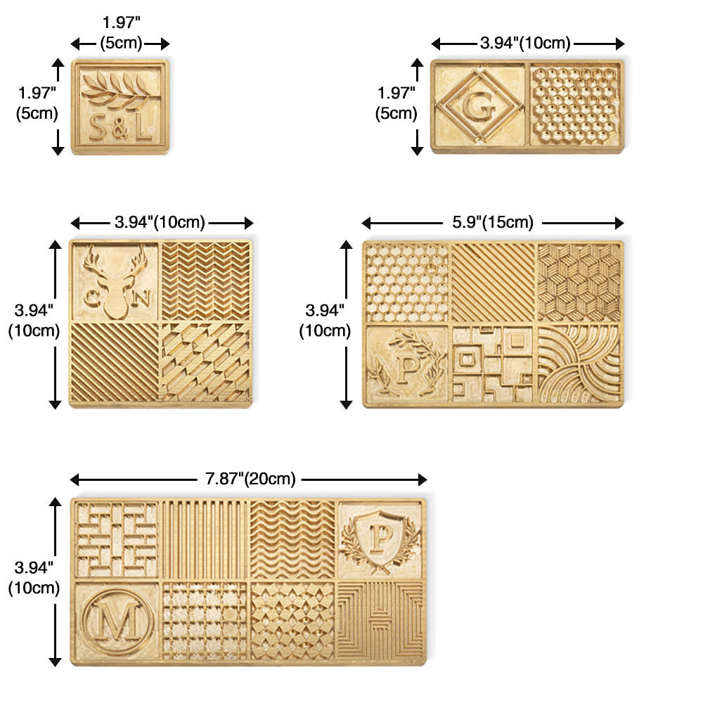Personalized Food-Grade Engraved Brass Initial Whiskey Ice Cube Mold ...