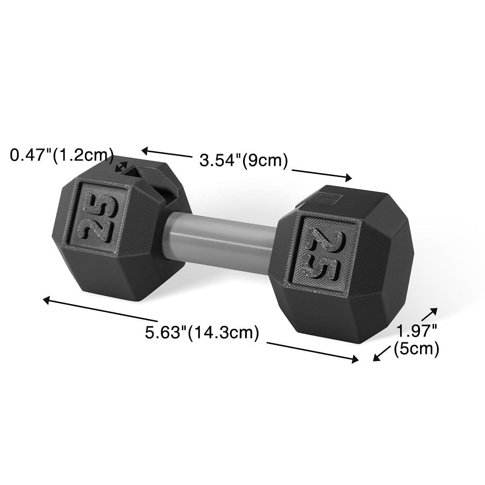 Personalized Unique 3D Printed Dumbbell Business Card Holder with ...