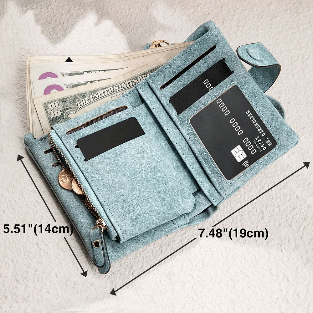 Personalised Cartoon Character Zodic Tri-Folded Leather Name Wallet ...