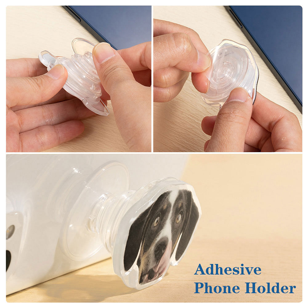 Personalized Cute Pet Portrait Phone Grip Holder Cell Phone Accessories ...