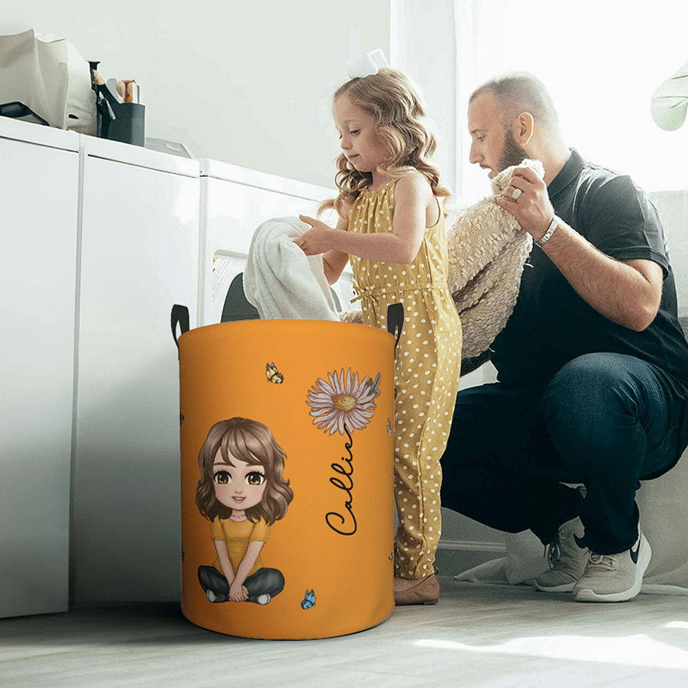 Customized Laundry Basket for Toy Storage bathroom storage |Callie - CALLIE