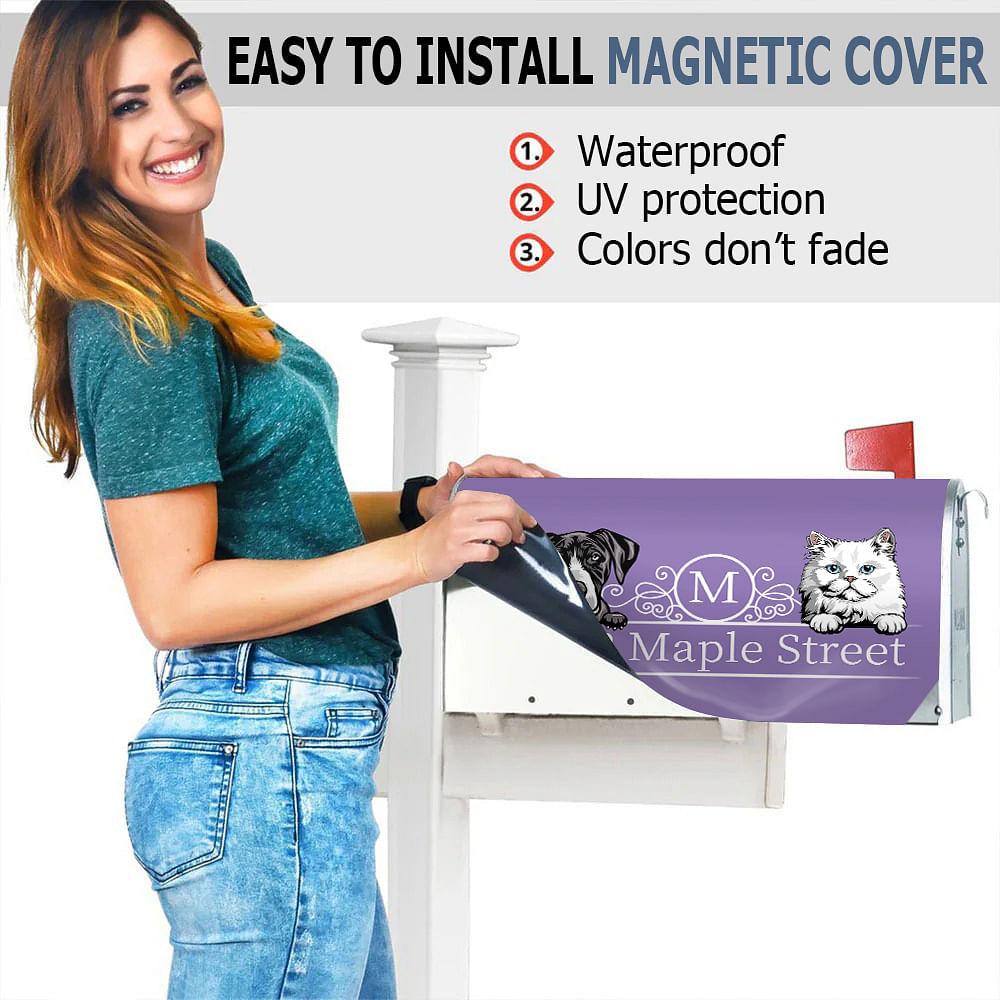 Personalized Magnetic Mailbox Cover with Magnetic Mailbox Cover |Callie ...
