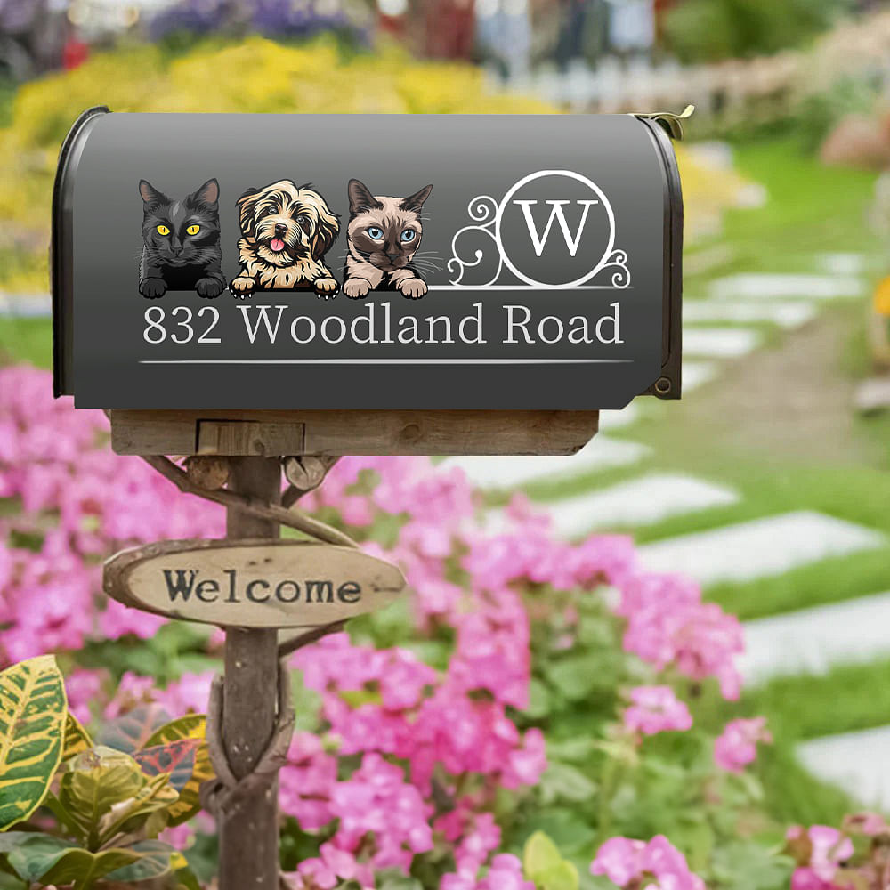 Personalized Magnetic Mailbox Cover with Magnetic Mailbox Cover |Callie ...