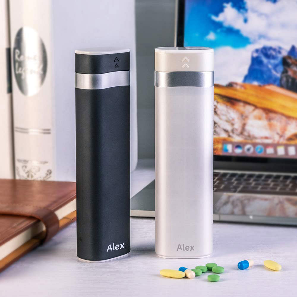 Personalized Name Weekly Pill Organizer 7-Day Food Grade Pill Box Large ...