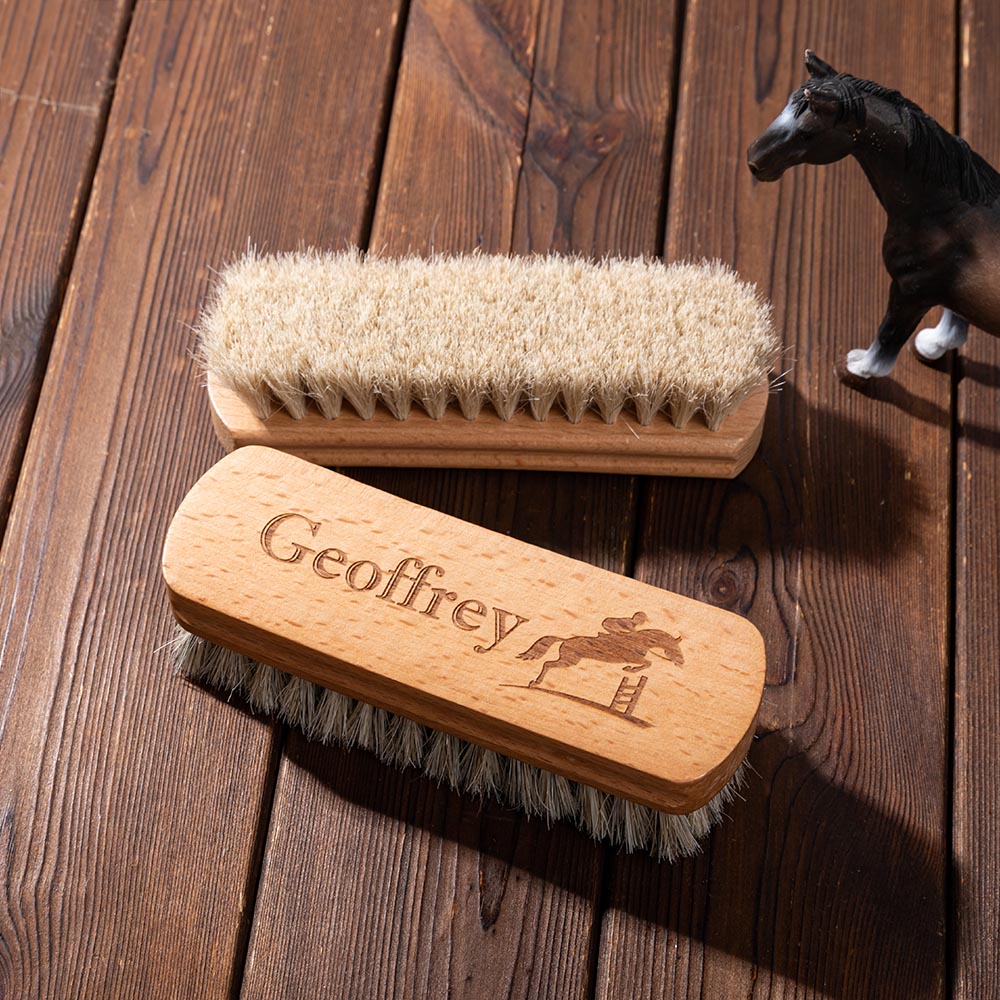 Personalized Engraved Wooden Brush Comb Hoof Pick Horse Grooming Kit ...