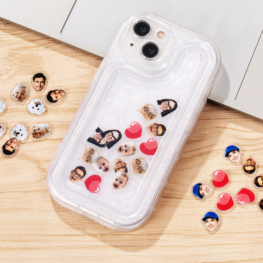 Personalized Shell Pattern Funny Shaker Assemblable Phone Case with ...