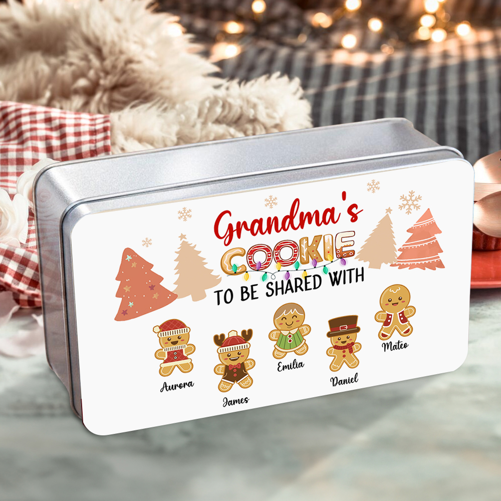 Personalised Gingerbread Man Food-grade Sweets Biscuit Biscuit Storage ...