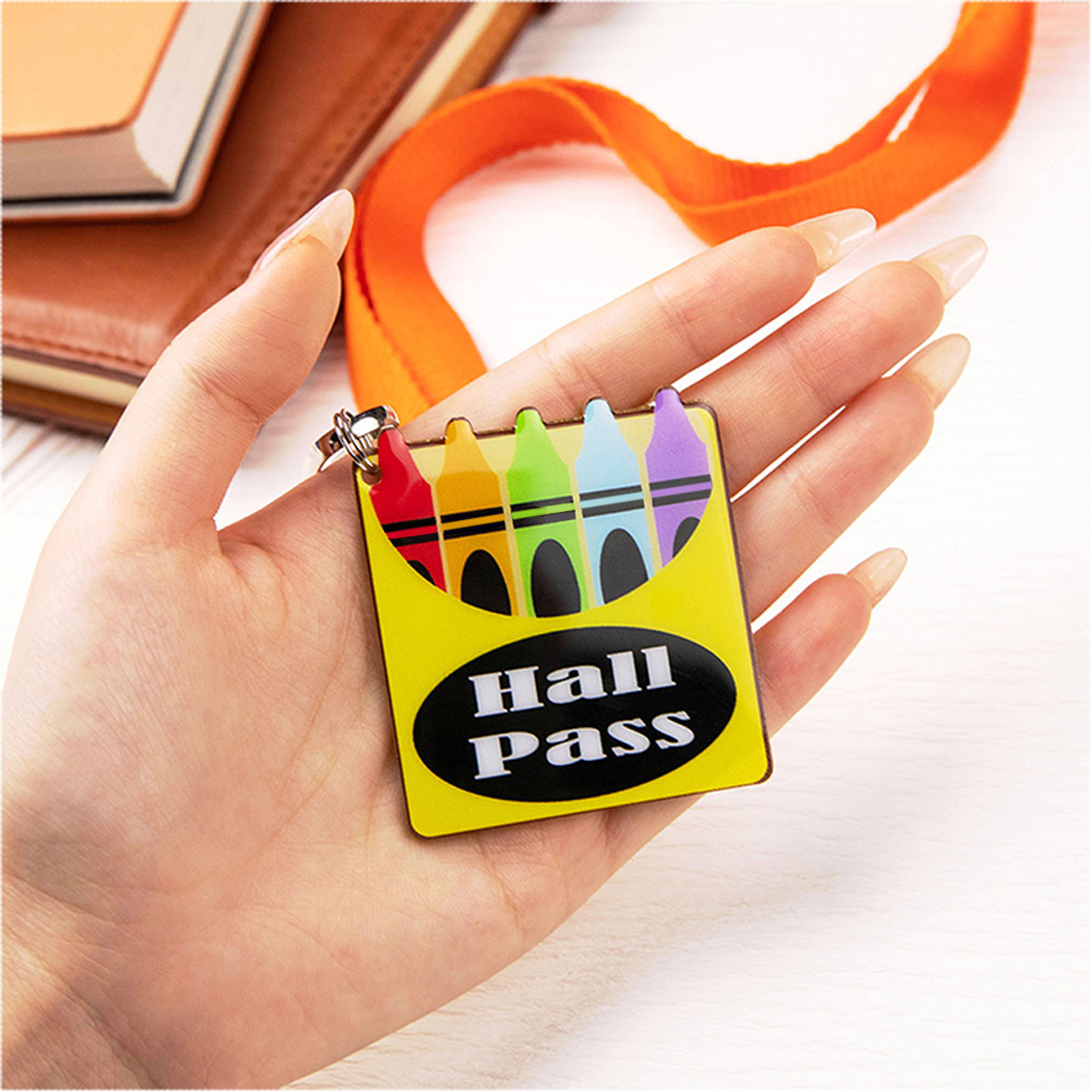 Personalized Classroom Hall Passes Name Tag Gift for Teacher - CALLIE