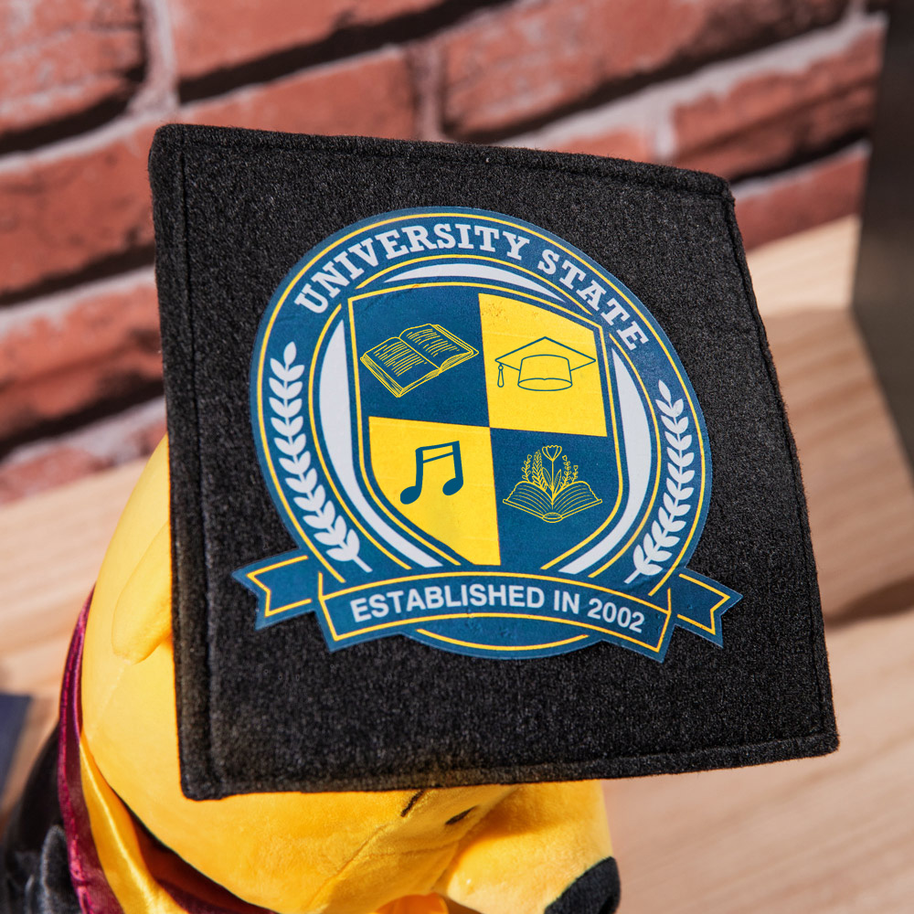 Personalized Classic Winnie the Pooh Graduation Bear Plush Toy with ...