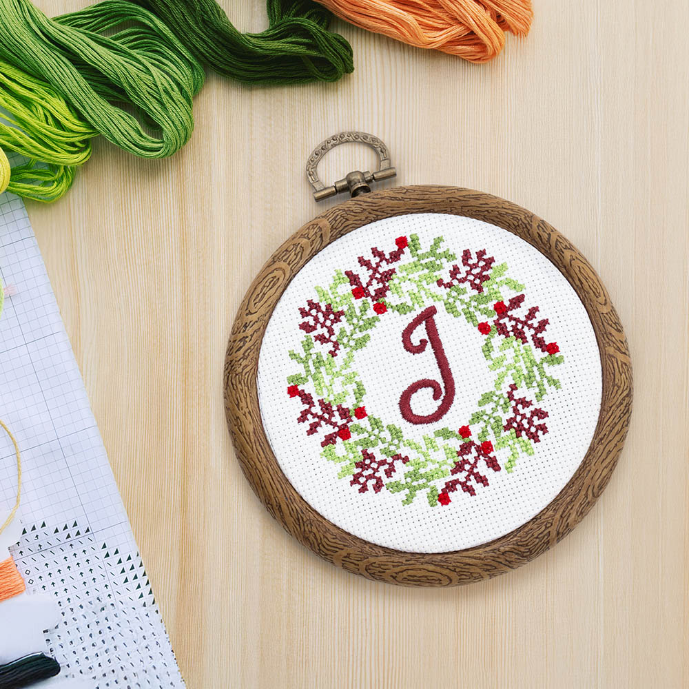 Personalized Retro Handmade Alphabet Counted Cross Stitch Pattern ...