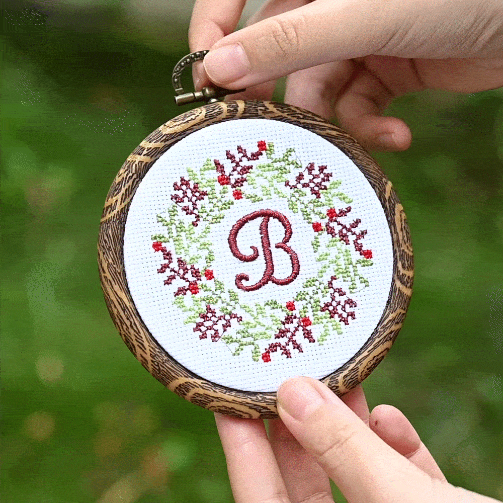 Personalized Retro Handmade Alphabet Counted Cross Stitch Pattern ...