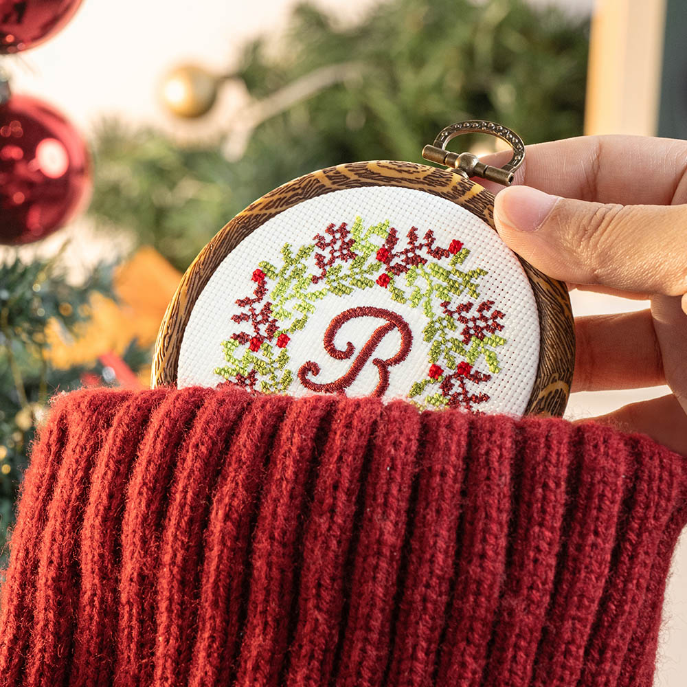 Personalized Retro Handmade Alphabet Counted Cross Stitch Pattern ...