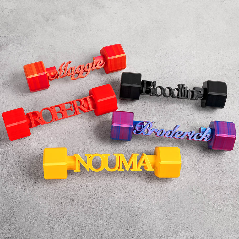 Brighten Your Space Lift Your Spirit - Personalized 3D Printing Name ...