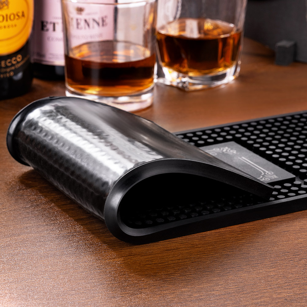 Personalized Welcome Great Times Non-slip Rubber Bar Mat Drink Coaster ...