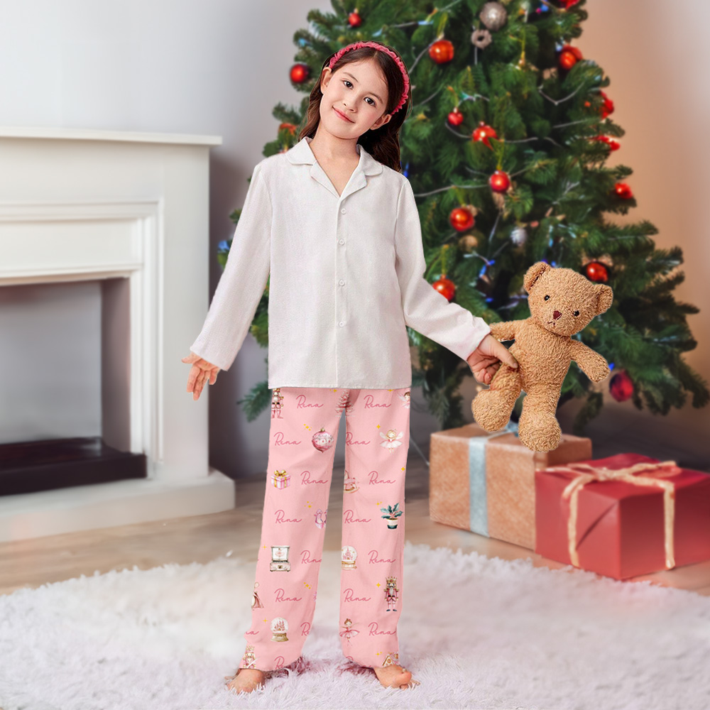 Personalized Childlike Nutcracker Fairy Ballet Girl Elastic Pajama ...
