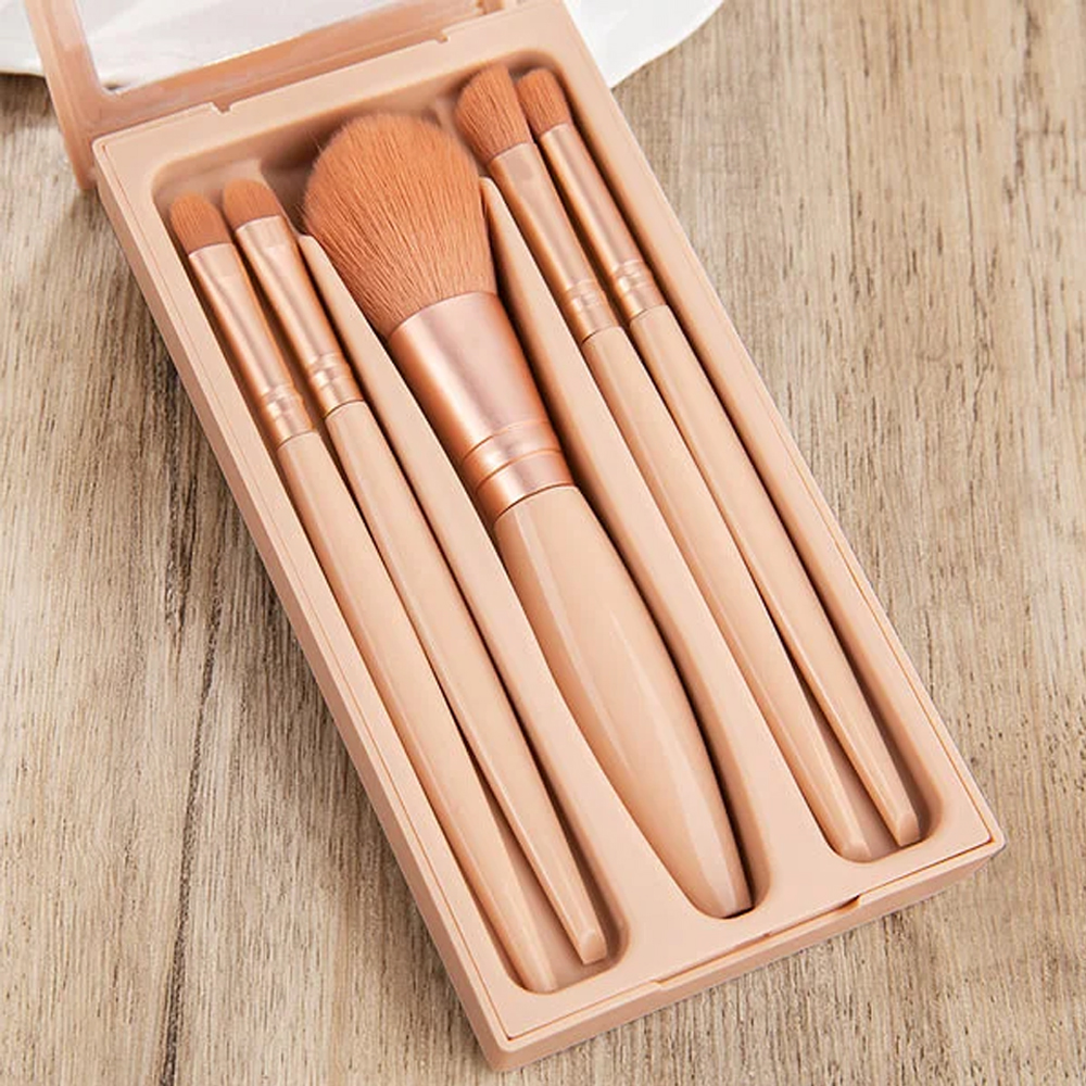 Personalized Birth Flower Bouquet Name Cartoon 5 Pcs Makeup Brush ...
