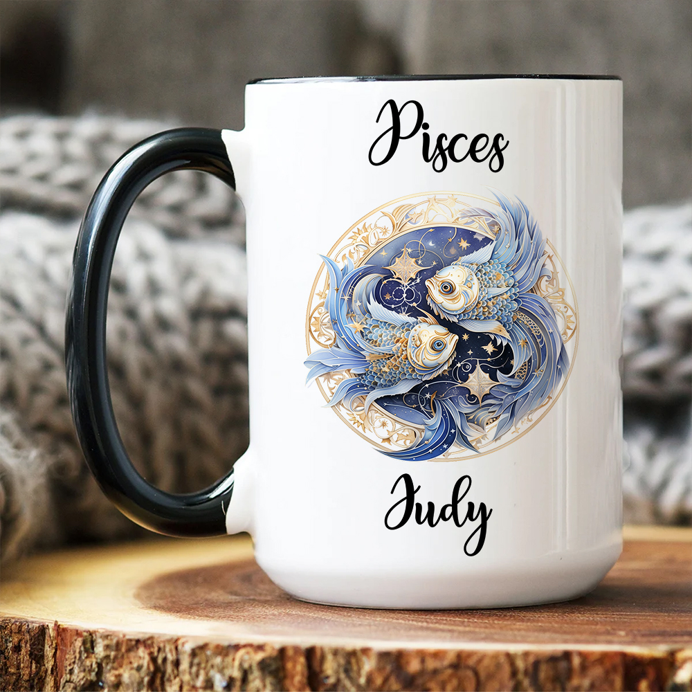 Personalized Astrology Zodiac Constellation Mug with Name Birthday Gift ...
