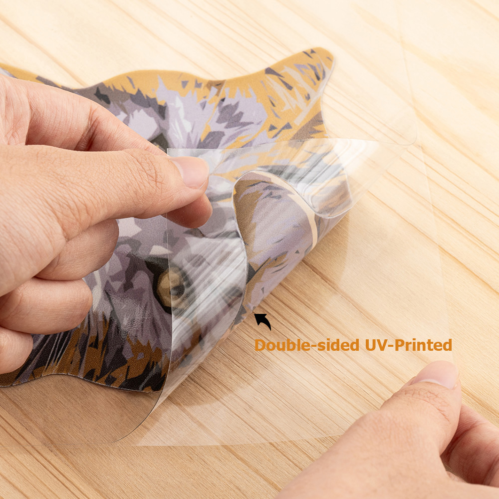 Personalized Peering Pet Portrait Photo Car Decal Sticker Funny Cute ...