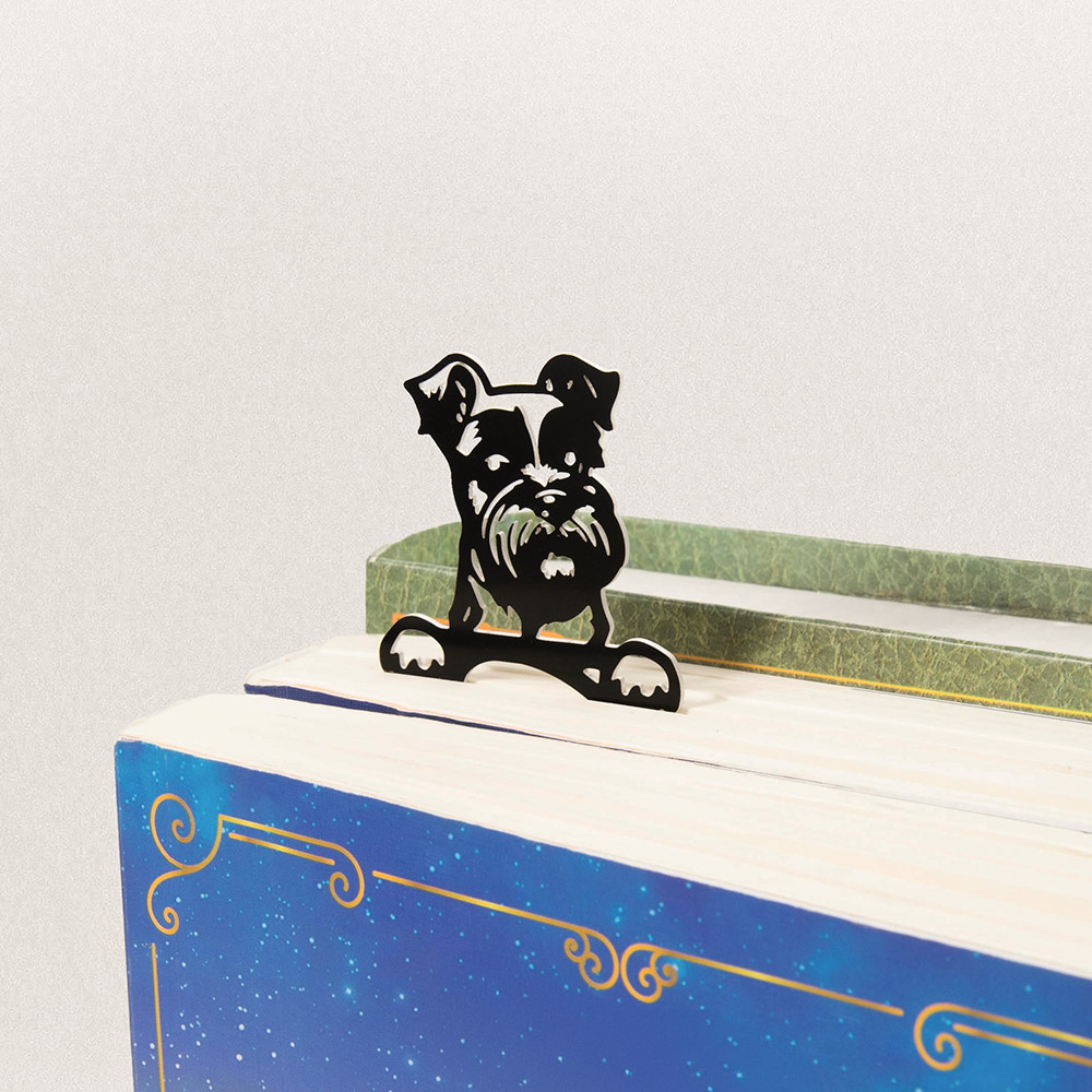 Personalized Cute Cat Dog Pet Face Bookmark with Name School Office ...