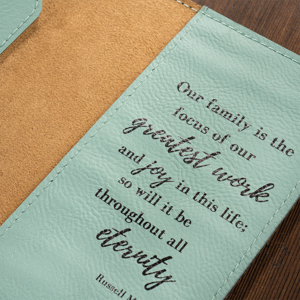 Personalized LDS Temple Recommend and Temple Ordinance Leather Holder ...