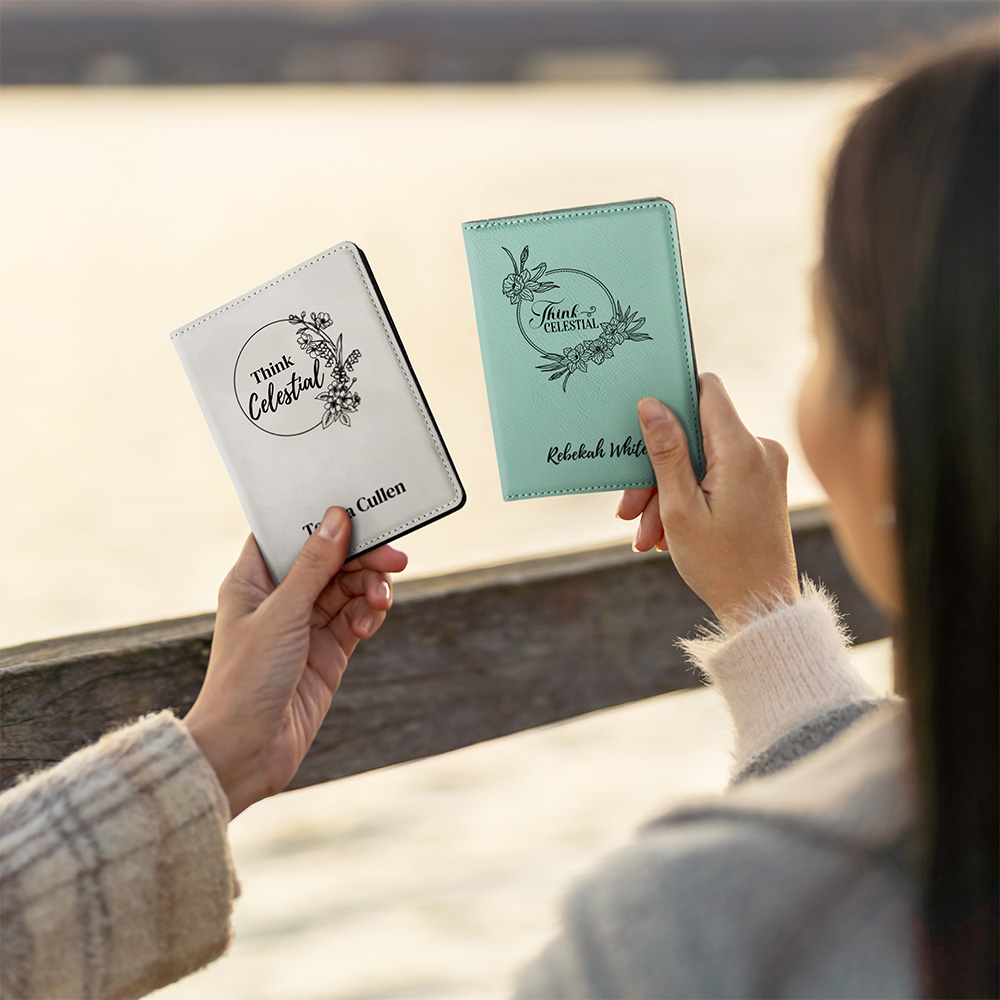 Personalized LDS Temple Recommend and Temple Ordinance Leather Holder ...